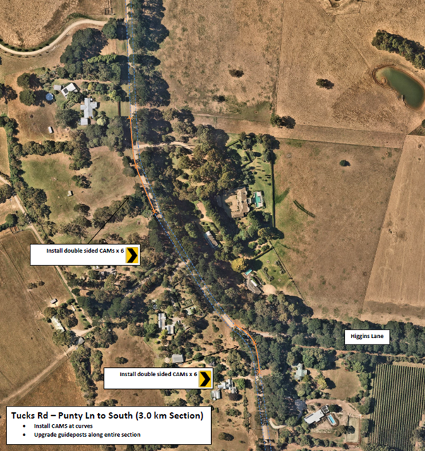 Red Hill: Arthurs Seat Road / Tucks Road Black Spot Projects - Mornington Peninsula Shire