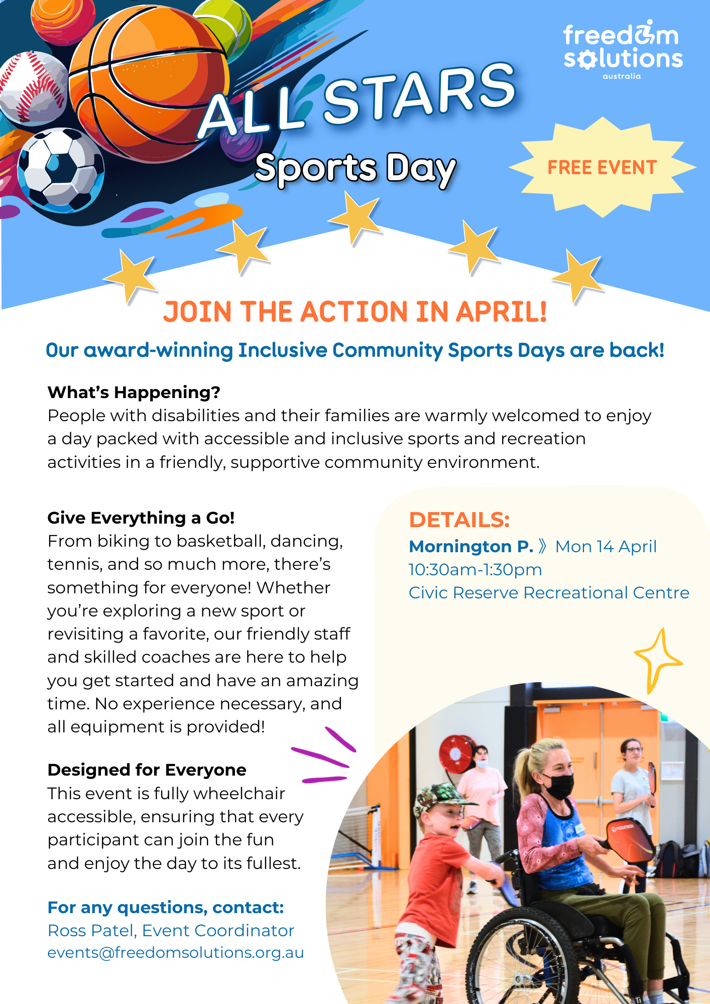 All Stars Inclusive Community Sports Day - Mornington Peninsula Shire