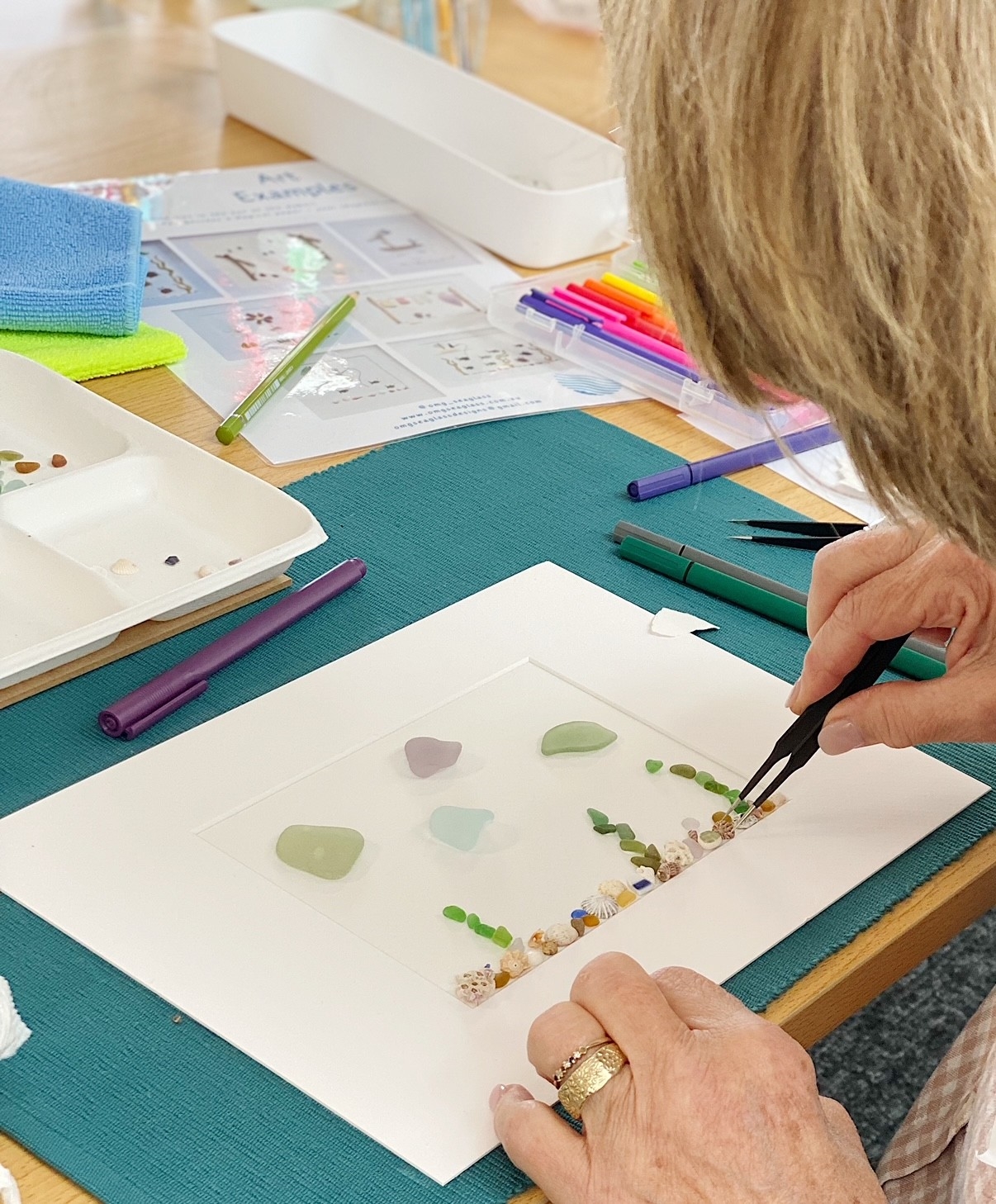 Sea Glass Scene Art Workshop - Mornington Peninsula Shire