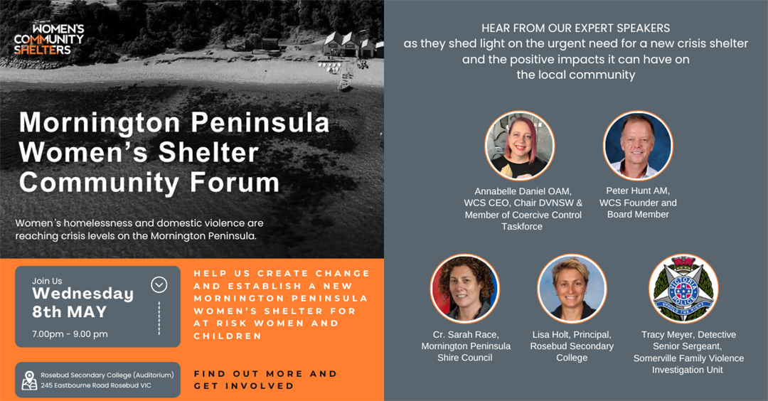 Women's Community Shelters Forum - Mornington Peninsula Shire