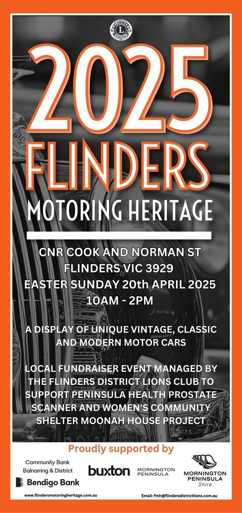 Flinders Motoring Heritage 2025 - Mornington Peninsula Shire
